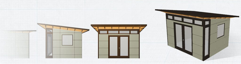 Studio Shed | Modern, Prefab Backyard Studios & Office Sheds | Custom Kits